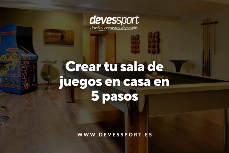 Crear tu sala de juegos en casa en 5 pasos | Devessport